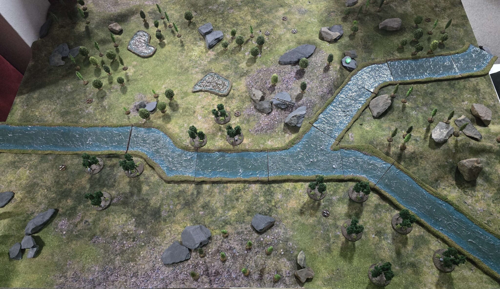 Tactical analysis: Operational area "Open terrain & river course ...